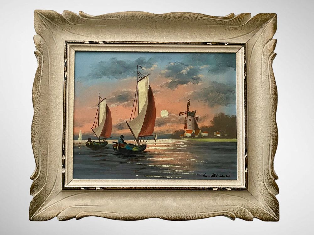 Lev Bruni (Russie/France, 1894-1948) La sortie des pêcheurs | Kaufen ...