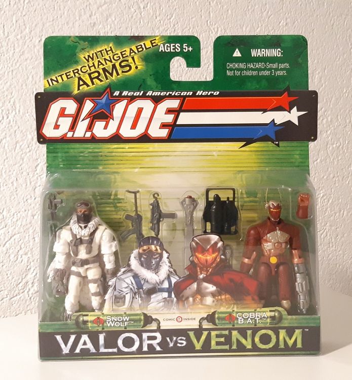 GI Joe Figuren - Snow Wolf & Cobra B.A.T. (Neu und originalverpackt) in ...