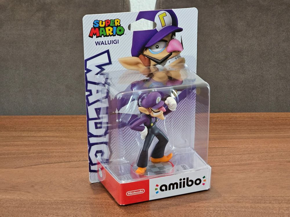 Super Mario - Waluigi Amiibo / Neu & OVP (Neu und originalverpackt) in ...
