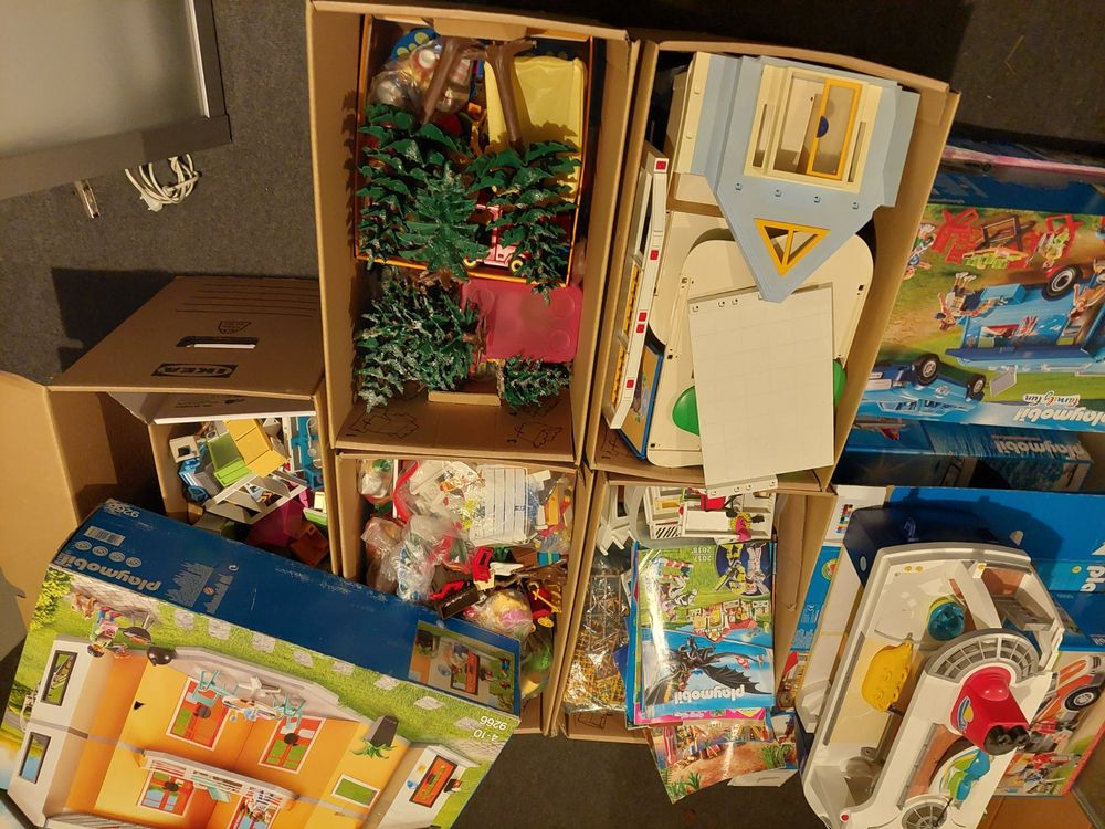 6 Kisten Playmobil, unsortiert, grösstenteil mit OVP | Kaufen auf Ricardo