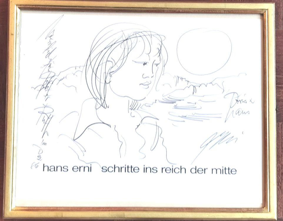 Original Hans Erni Zeichnung / ab. Fr. 10.- ***** (Gebraucht) in Zürich für CHF 100 – mit ...