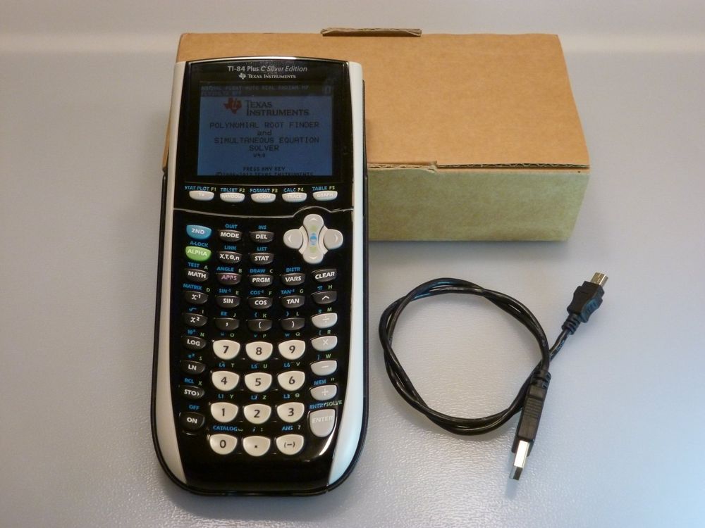 Texas Instruments TI-84 Plus C Silver Edition Taschenrechner (Gebraucht ...