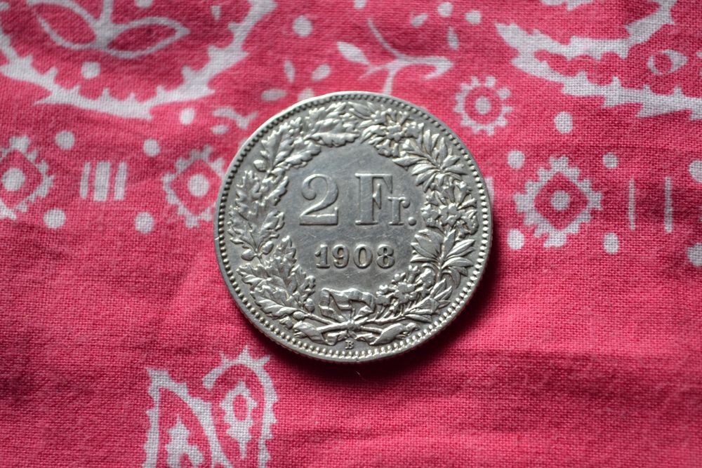 2 Francs 1908 Rare | Kaufen auf Ricardo