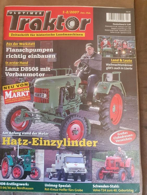 Oldtimer Traktor 1/07 Volvo T24 Unimog Lanz Hatz xb (Gebraucht) in Flawil für CHF 16 – mit ...