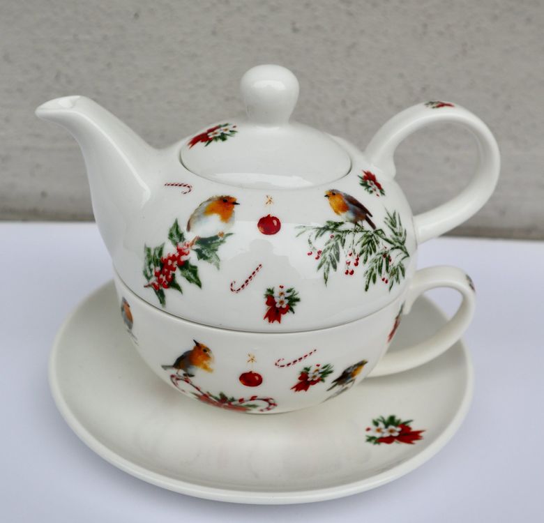 Tea for one Set bestehend aus Tasse, Krug und Unterteller (Neu (gemäss ...