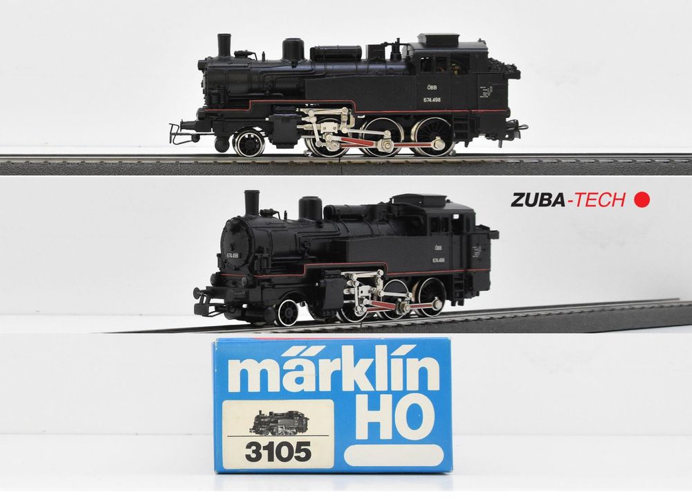 Märklin 3105 Dampflok Rh 674 ÖBB H0 WS Analog mit OVP | Kaufen auf Ricardo