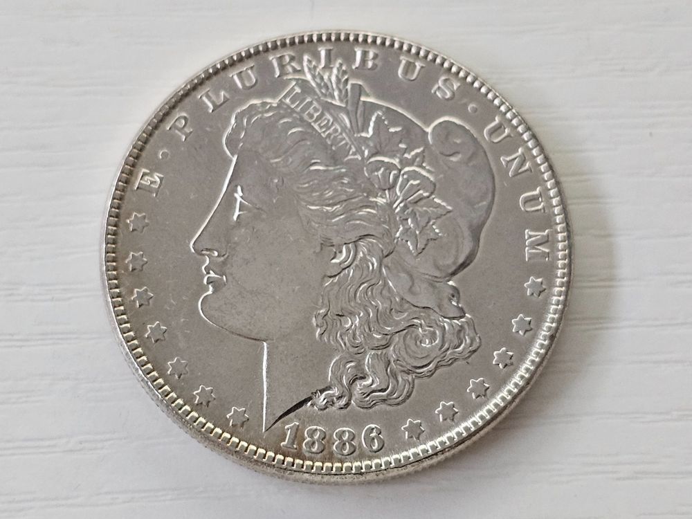 USA 1 Dollar 1886 (Morgan Silber Dollar) (Gebraucht) in für CHF 30 ...