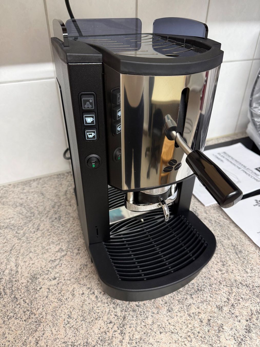 Spinel Pinocchio C Schwarz Dosiert E.S.E Pad Kaffeemaschine (Neu ...