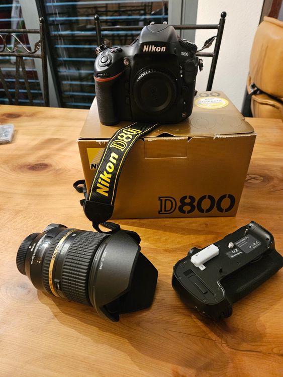 !!Nikon D800 in Original box & TAMRON SP 24-70mm & Zubehör!! (Gebraucht) in Lommis für CHF 620 ...