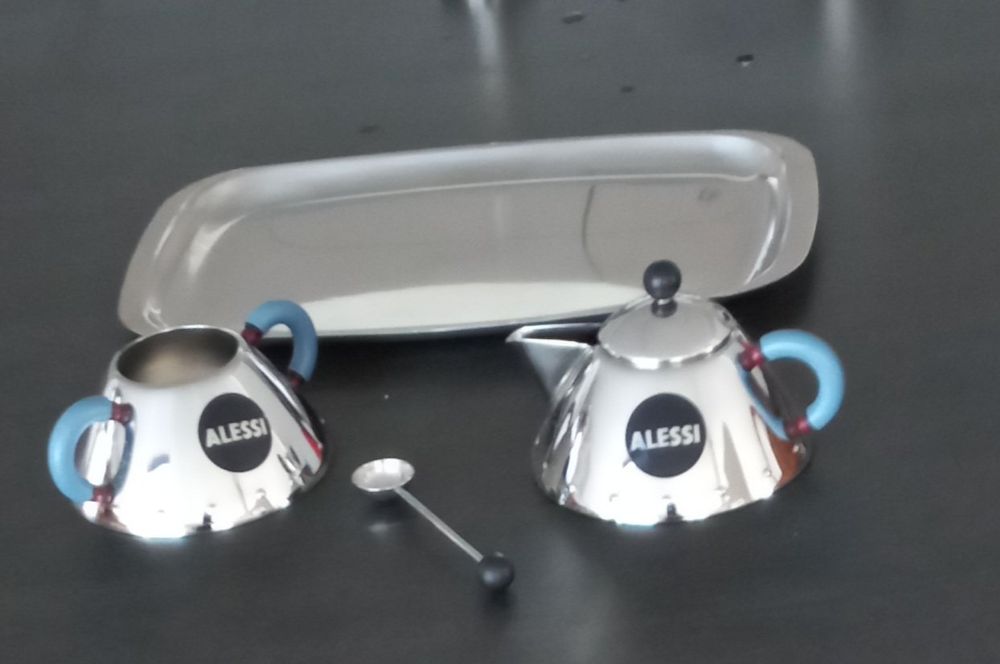 Alessi Milch und Zucker Set mit Tablet (Neu (gemäss Beschreibung)) in ...