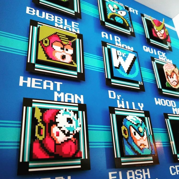 Mega Man 2 Stage Select Shadow Box Diorama (NES) (Neu (gemäss ...