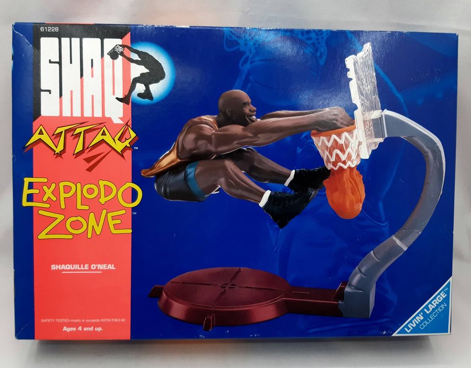 NBA SHAQ ATTACK EXPLODO ZONE SHAQUILLE O'NEAL KENNER 1994 (Neu (gemäss ...