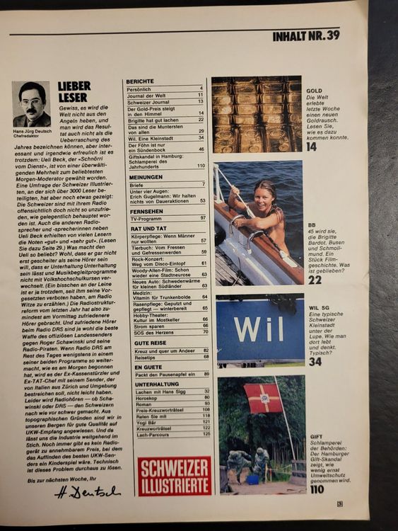 Schweizer Illustrierte 1979 | Kaufen auf Ricardo