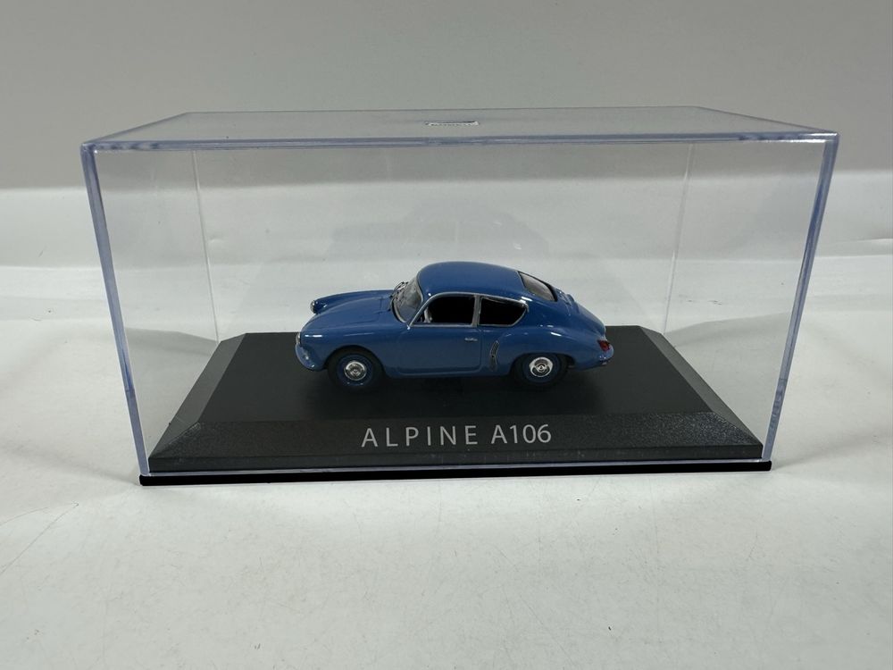 Alpine A106 1:43, blau, inkl. Acrylbox, NOREV (Neu (gemäss Beschreibung ...