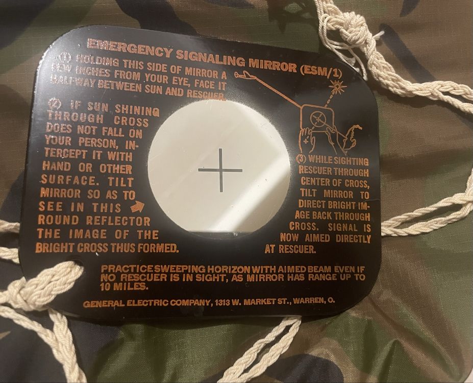 WW2 US Air Force ESM/1 Emergency Signal Mirror (Gebraucht) in Saland ...