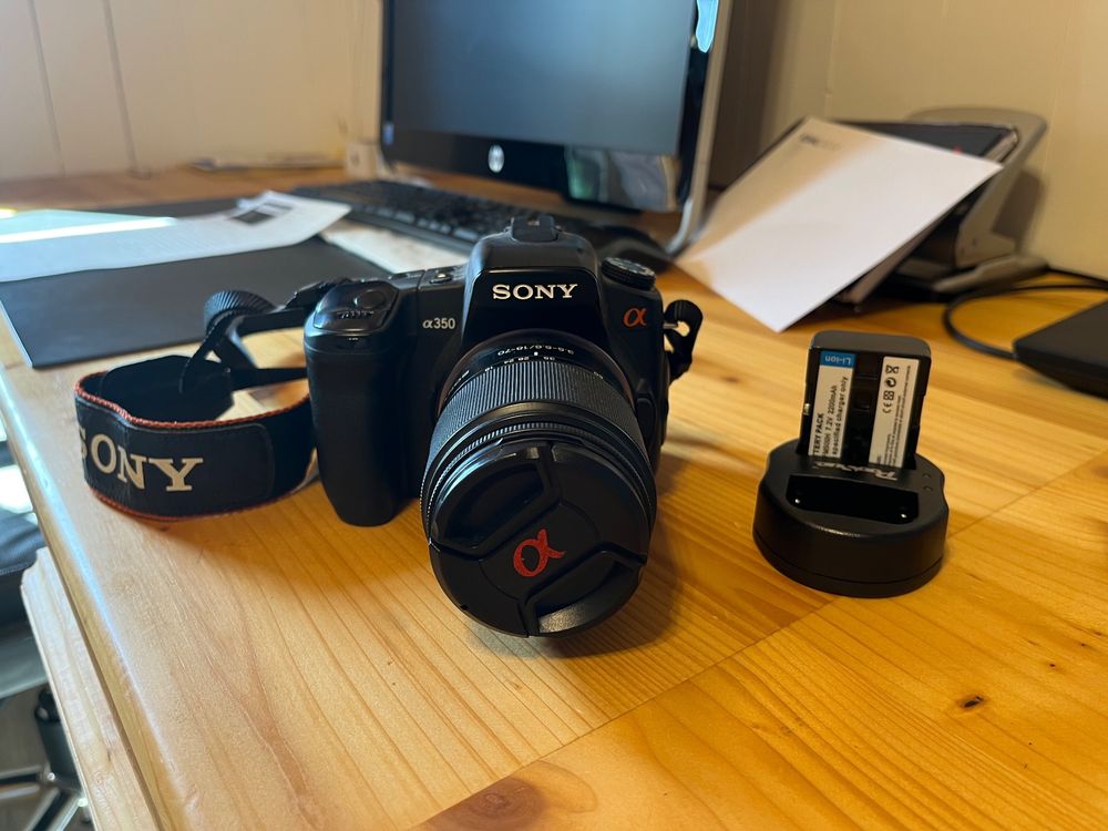 Sony Alpha DSLR-A350 mit 3.5-5.6/18-70 Objektiv (Gebraucht) in Knutwil für CHF 78 – mit ...