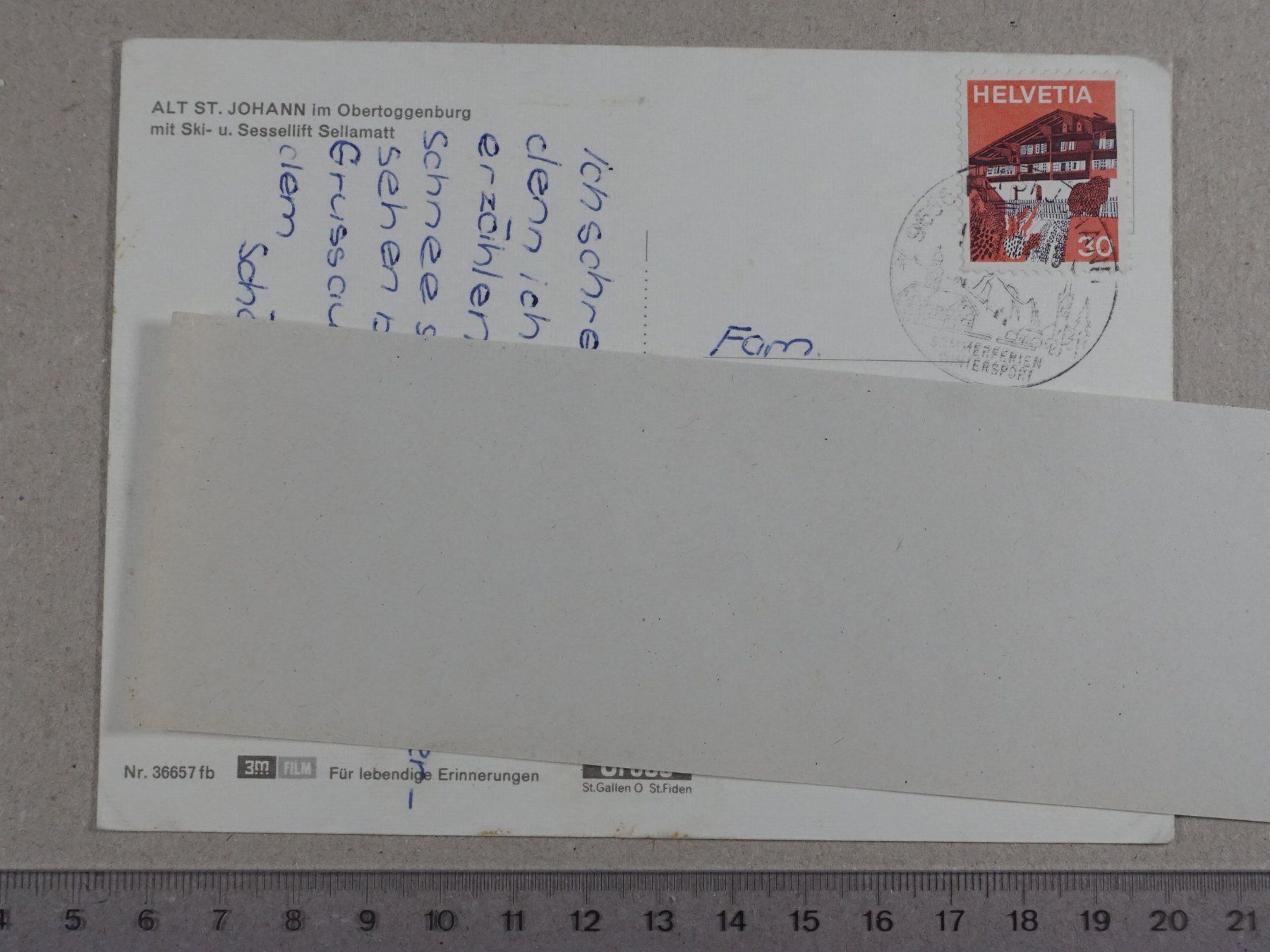 Alt St. Johann, Obertoggenburg, Ski, Skilift Sellamatt (Gebraucht) in ...