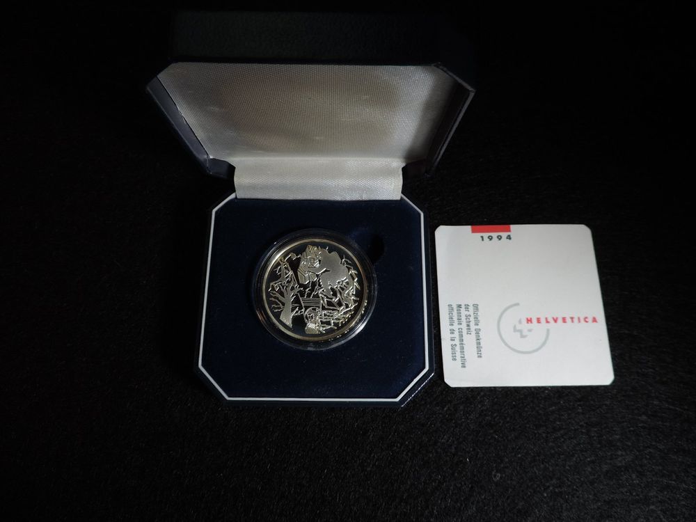 20 Franken Gedenkmünze PP 1994 Teufelsbrücke (Neu und originalverpackt) in Duggingen für CHF 29 ...