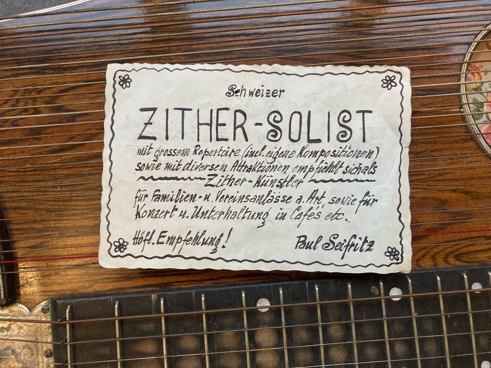 antike Zither Elgeria im Koffer (Gebraucht) in Basel für CHF 20 – nur ...