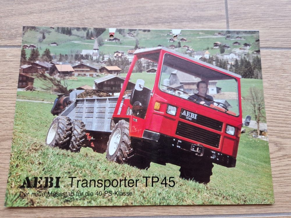 Original Prospekt Aebi TP45 Transporter (D'occasion) à Dürnten pour CHF 30 – avec livraison ...