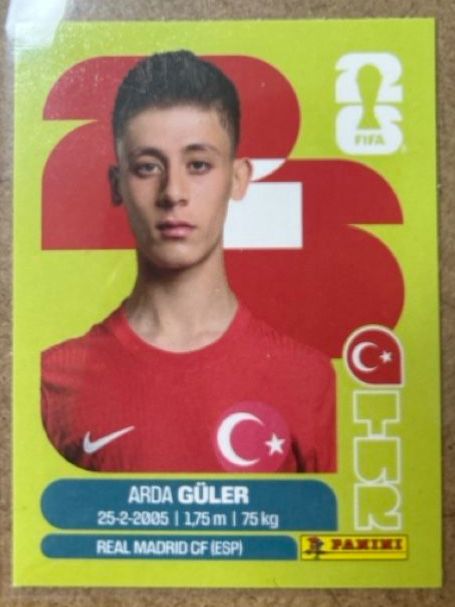 Panini FIFA 2026 Arda Güler Türkei Sticker - Selten! (Neu (gemäss ...