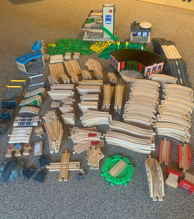 XXL Brio + Hape + Ikea Bahn (Gebraucht) in Obfelden für CHF 255 – nur Abholung auf Ricardo kaufen