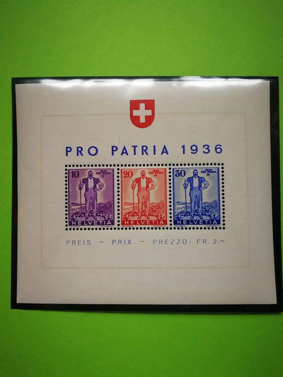 W8 1936, postfrisch, SBK 140 /1060 (Neu (gemäss Beschreibung)) in Obfelden für CHF 12 – mit ...
