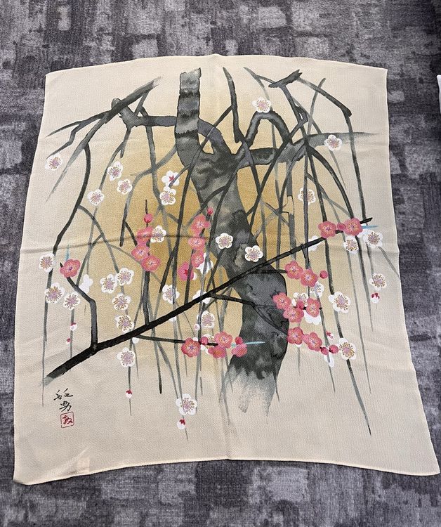 Original Furoshiki Japanese Traditional Silk Fabric Wrap (Neu (gemäss ...
