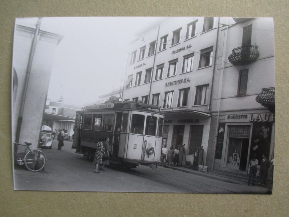 Altes Foto Tram Chiasso-Mendrisio-Capolago | Kaufen auf Ricardo