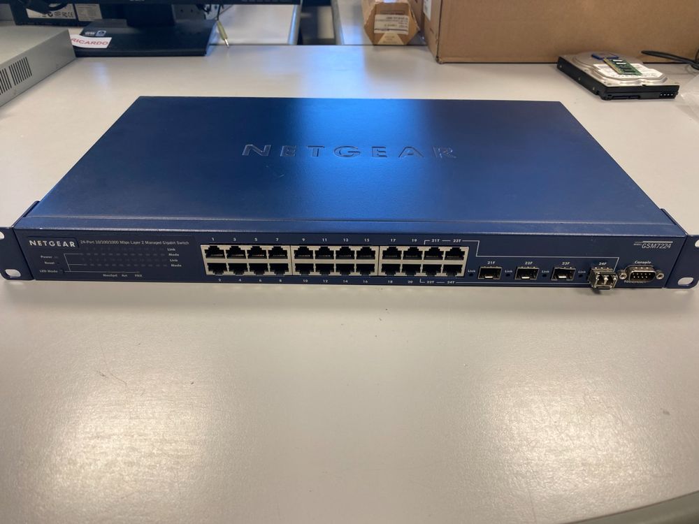 Switch 24 Port Netgear 10/100/1000 (Gebraucht) in für CHF 50 – mit ...
