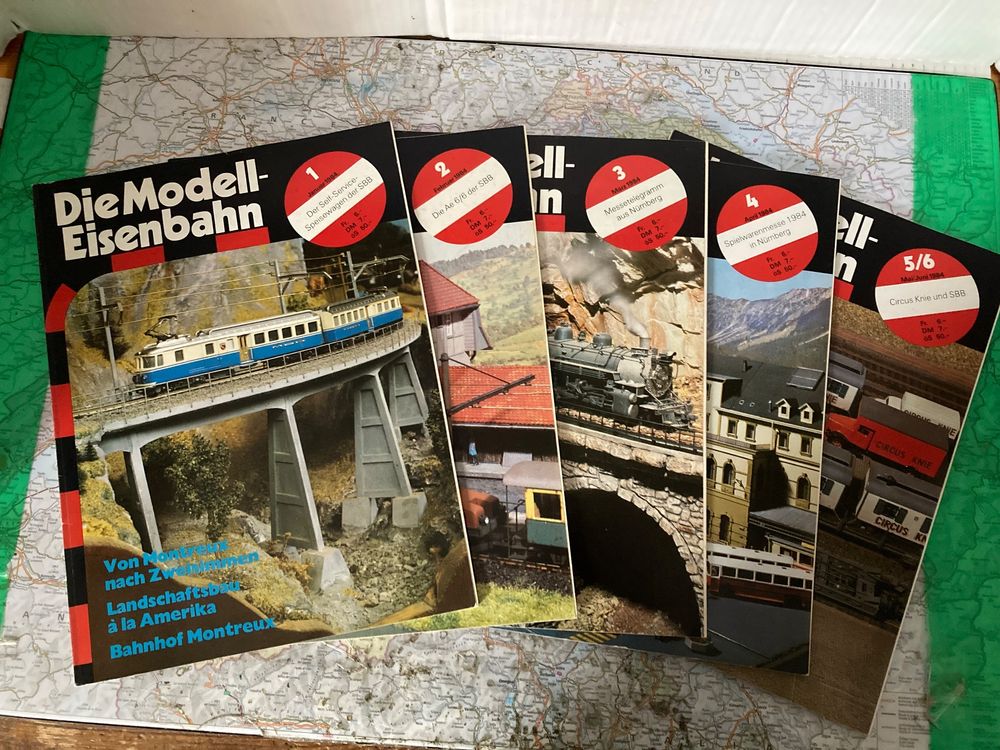 Die Modell-Eisenbahn (Loki) ganzer Jahrgang 1984 (Gebraucht) in Jona ...