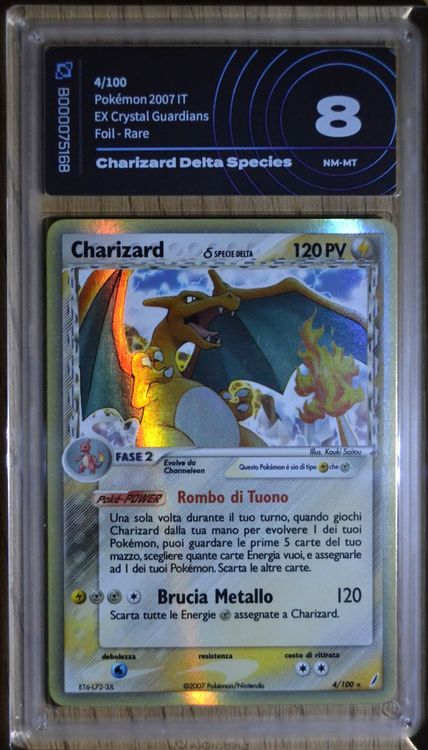 Charizard Delta Species 4/100 HOLO GRADE 8 [IT] | Kaufen auf Ricardo