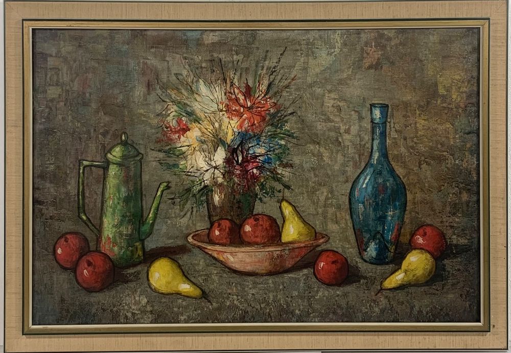 Grosses Stillleben Gemälde Früchten& Krug & Vase (Gebraucht) in Root für CHF 35 – mit Lieferung ...