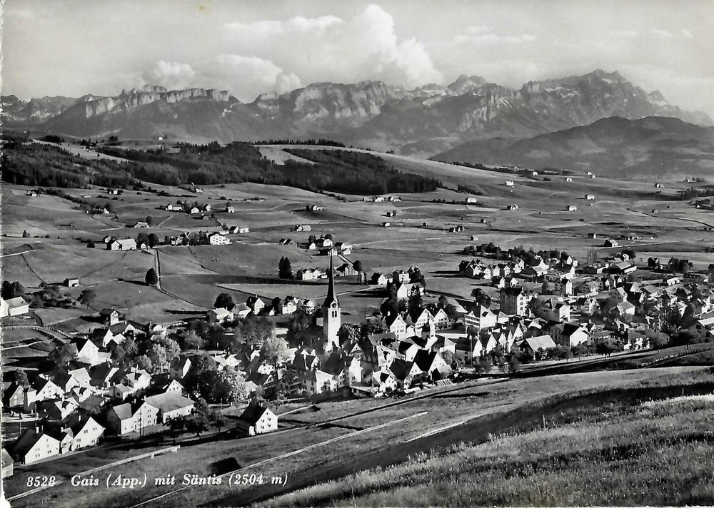 Gais AR Flugaufnahme Nr.8528 , 1957 (Gebraucht) in Solothurn für CHF 11 ...