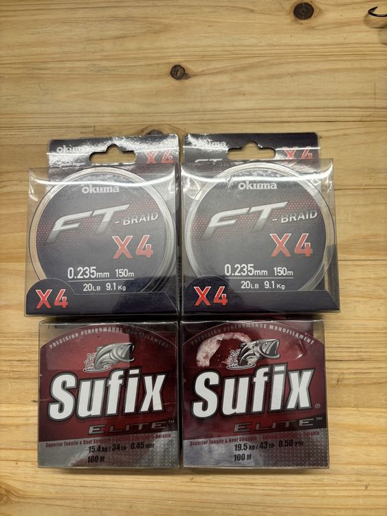 Geflochtene/Monofile Schnüre Okuma/Sufix NEU (Neu und originalverpackt) in Thierachern für CHF ...