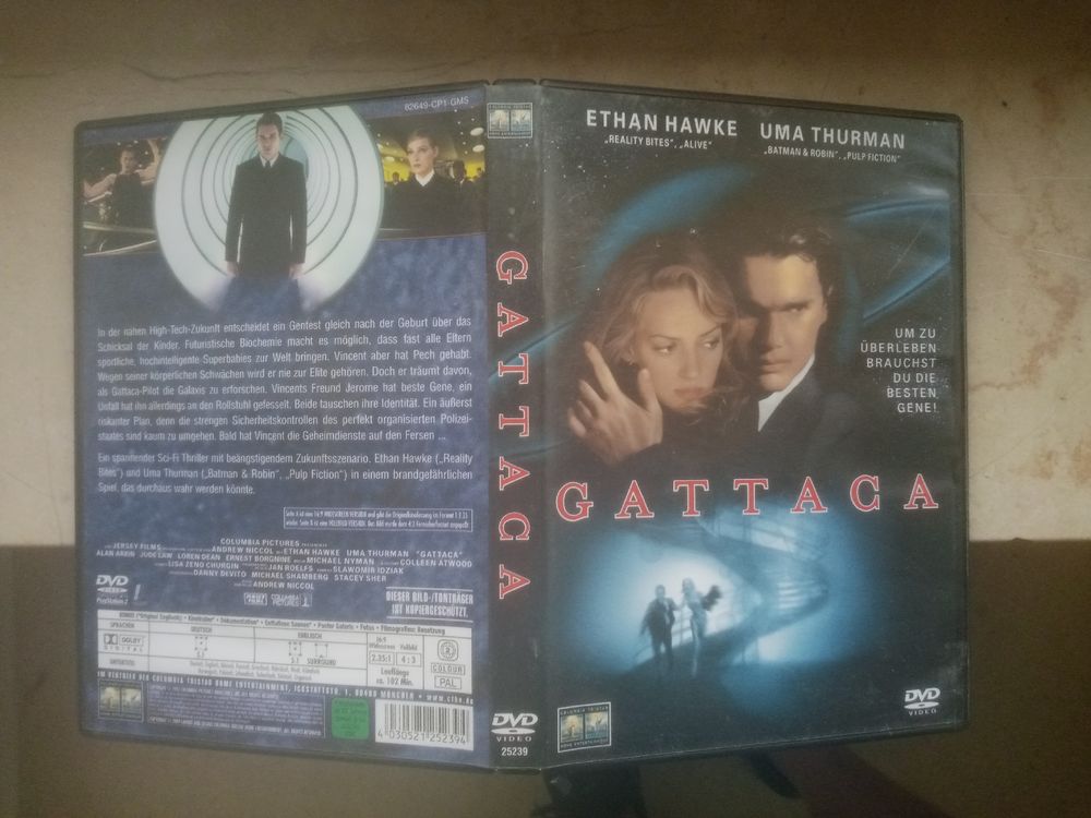 Gattaca on DVD, Ethan Hawke, Uma Thurman, Sci-Fi Movie (Gebraucht) in Basel für CHF 4.5 – mit ...