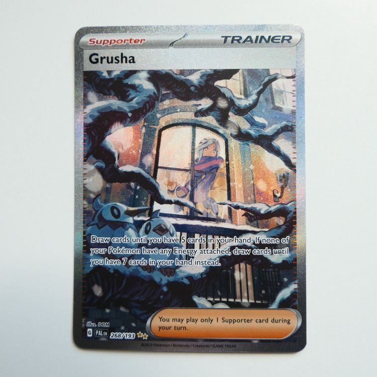 Grusha Full Art Trainerkarte – Pokémon 2023 268/193, Paldea (Gebraucht ...