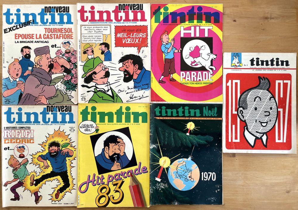 Journal Tintin - Couvertures Tintin - Dessins Hergé (Gebraucht) in ...