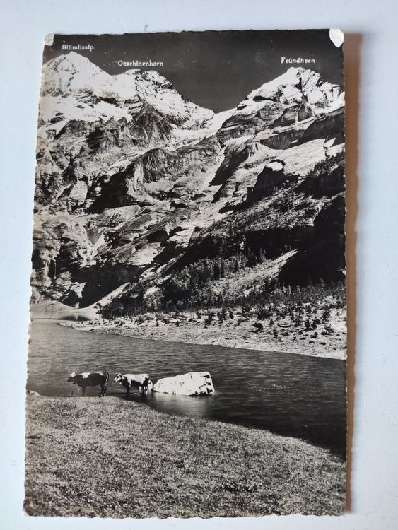 Ansichtskarte Oeschinensee antik (Gebraucht) in Ufhusen für CHF 2 – mit Lieferung auf Ricardo kaufen