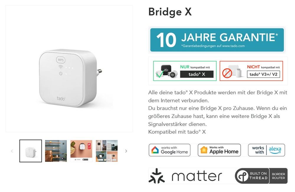 Tado Bridge X (Neu und originalverpackt) in Dottikon für CHF 60 – mit ...