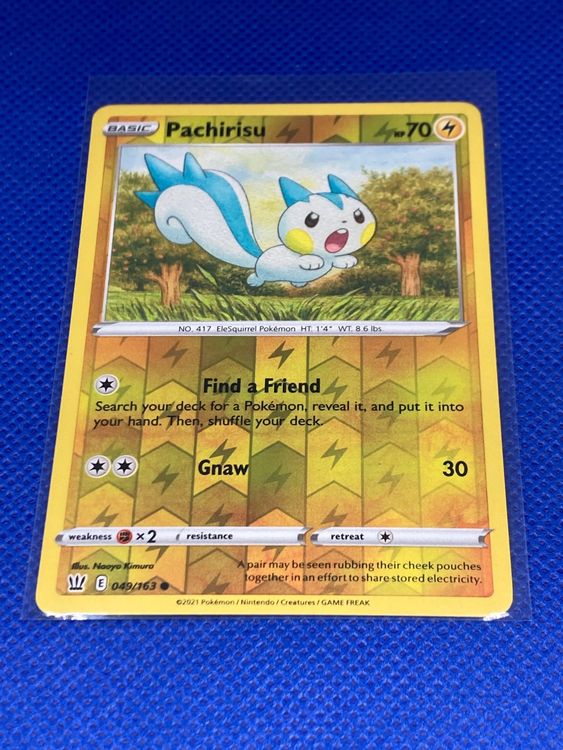 Pokemon Battle Styles Pachirisu 049 / 163 - Reverse Holo (Neu (gemäss Beschreibung)) in Baar für ...