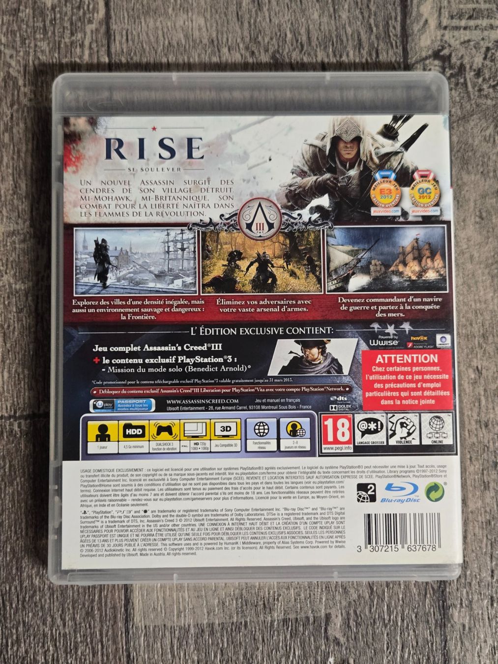 Assassin's Creed III - PS3 (D'occasion) à Crémines pour CHF 3 – avec ...