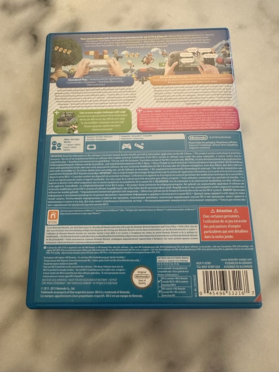 New Super Mario Bros. U + Luigi U - Wii U - Top Zustand! (Gebraucht) in ...