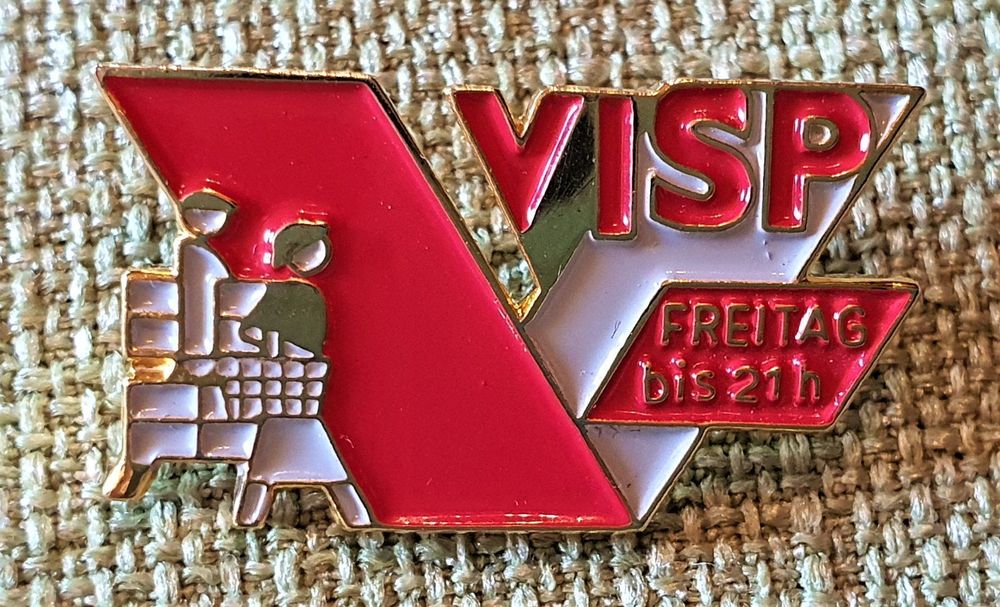 M082 - Pin VISP Wallis Valais Freitag bis 21 h. / silberig | Kaufen auf ...