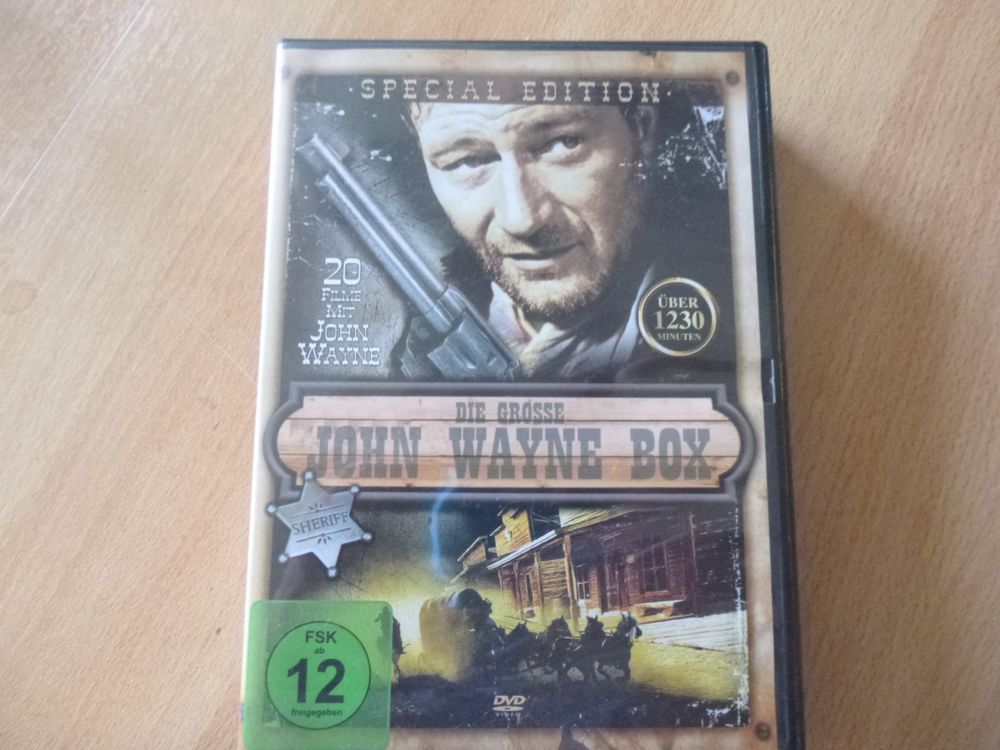 John Wayne DVD Box, 4 DVDs, Special Edition, 20 Filme! | Kaufen auf Ricardo