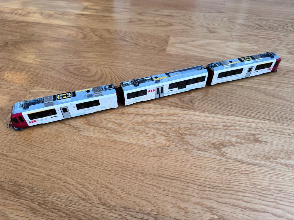 Bemo 7244 122 RhB ABe 8/12 Allegra ABB Werbe H0m Triebzug (Gebraucht ...