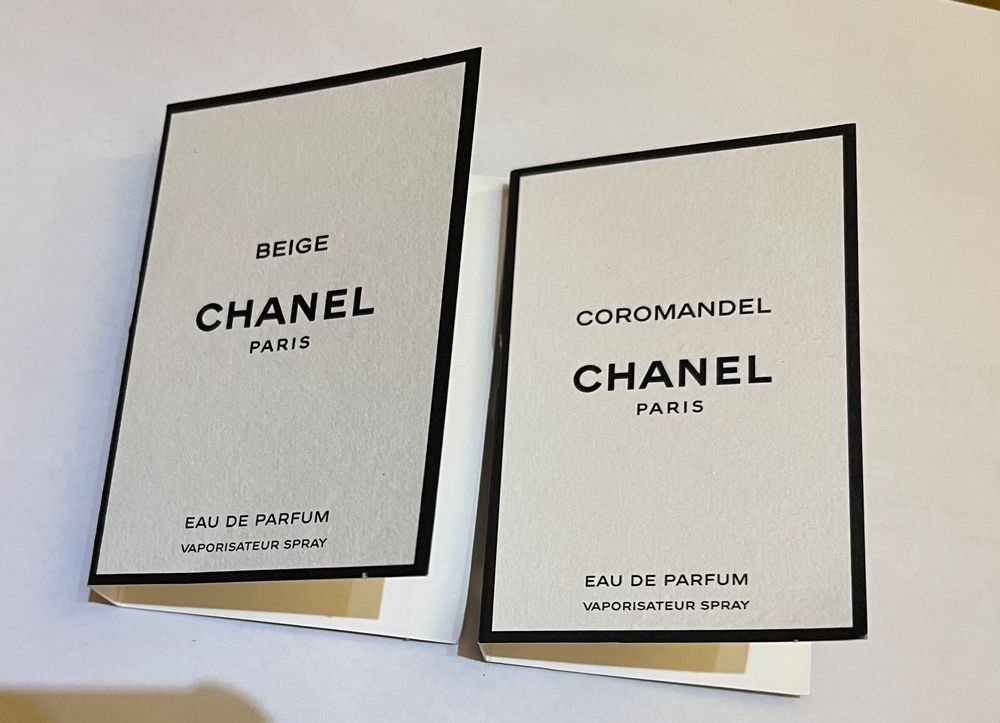 CHANEL coromandel & beige new 1,5+1,5 ml original samples | Kaufen auf ...