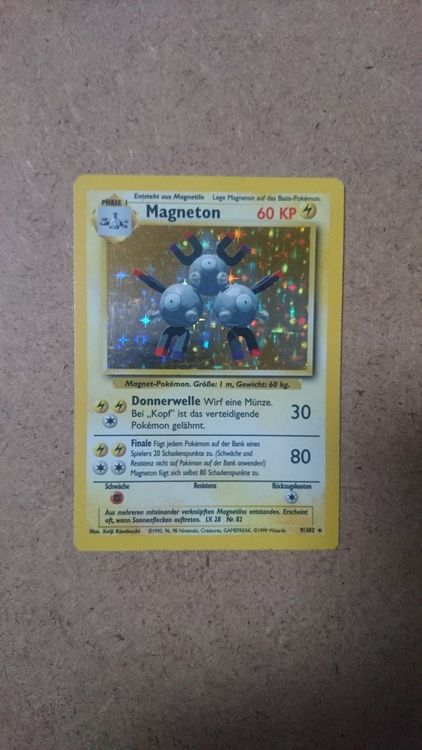 Magneton (9/102) Holo Base Set 1999 (Gebraucht) in für CHF 25 – mit ...