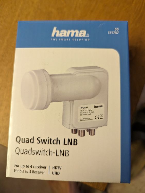 Quad Switch LNB (Neu und originalverpackt) in Brüttisellen für CHF 1 – mit Lieferung auf Ricardo ...