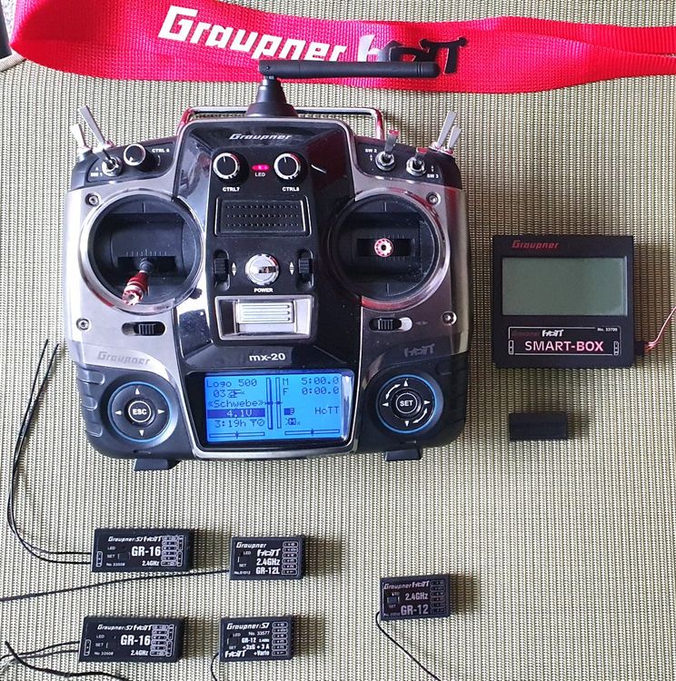 Graupner MX-20 Hott Sender mit 5 Empfänger | Kaufen auf Ricardo